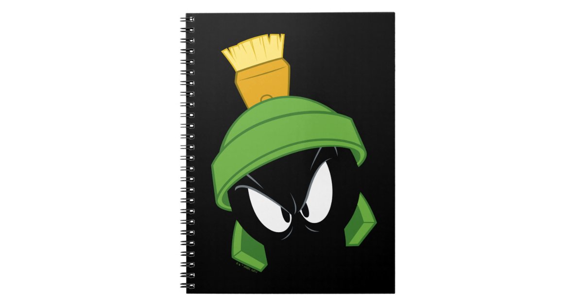 MARVIN THE MARTIAN™ Angry Face Notebook | Zazzle