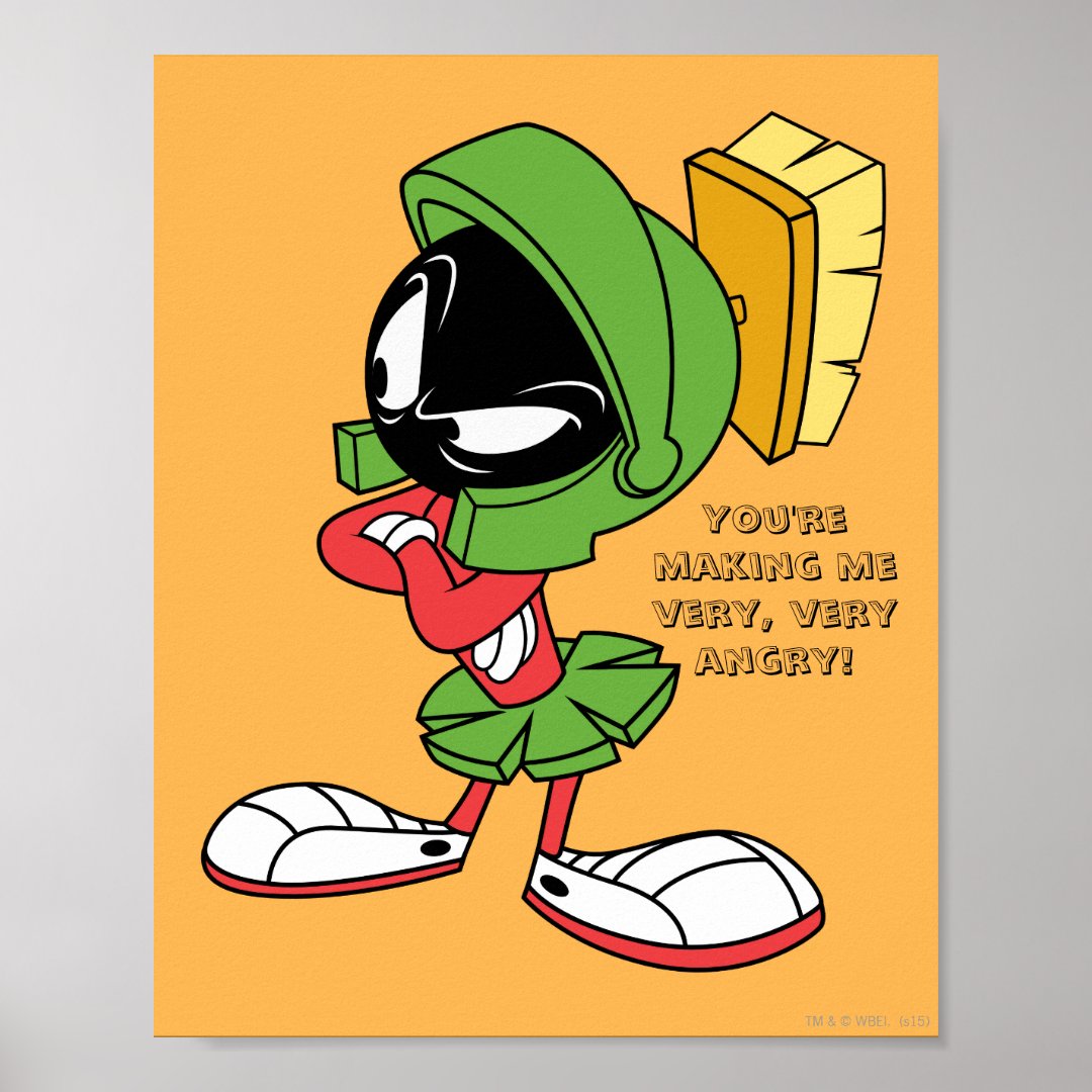MARVIN THE MARTIAN™ Annoyed Poster | Zazzle