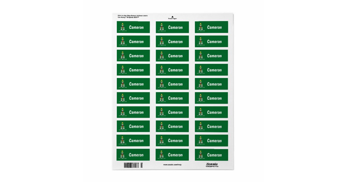 MARVIN THE MARTIAN™ Arms Open Label | Zazzle