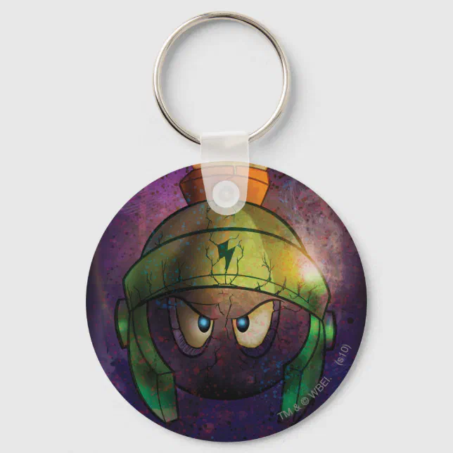MARVIN THE MARTIAN™ Battle Hardened Keychain | Zazzle