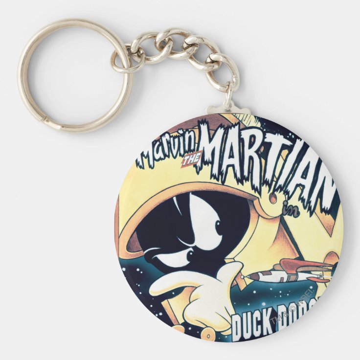 MARVIN THE MARTIAN™, DAFFY DUCK™ and Elmer Keychain | Zazzle