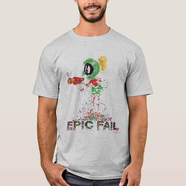 MARVIN THE MARTIAN™ Epic Fail T-Shirt | Zazzle