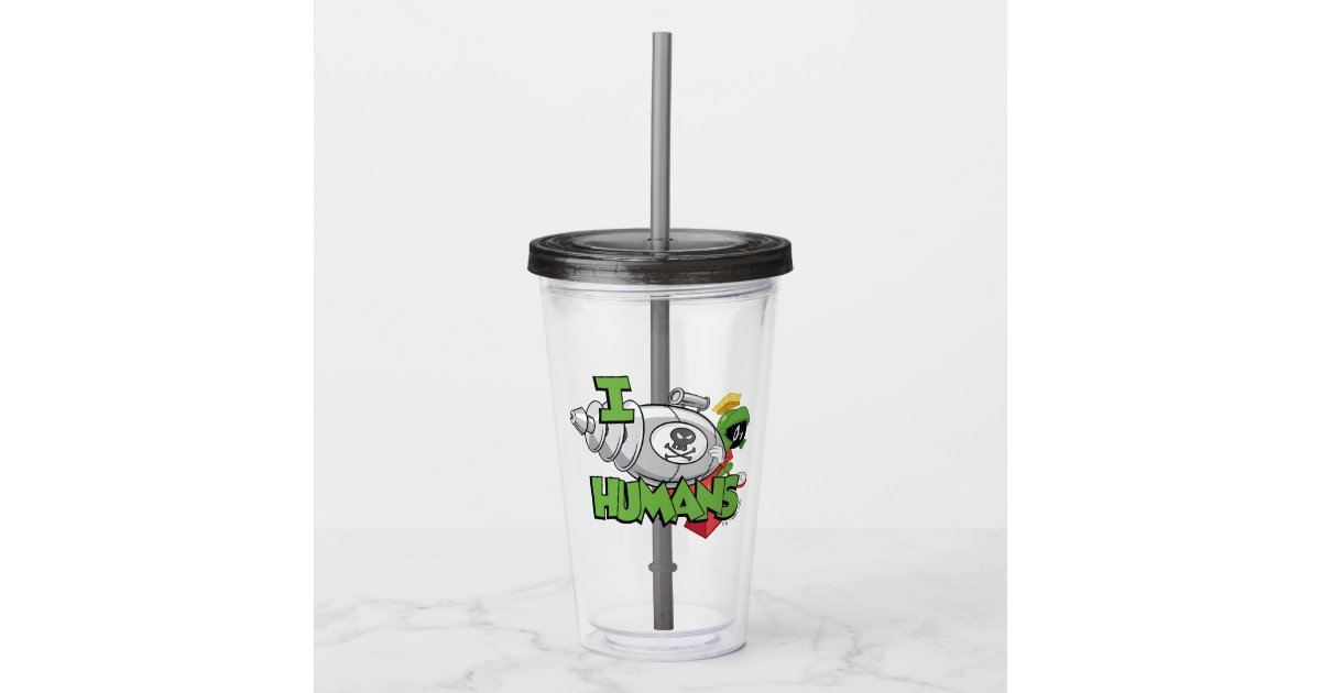 MARVIN THE MARTIAN™ I Laser Humans Acrylic Tumbler | Zazzle