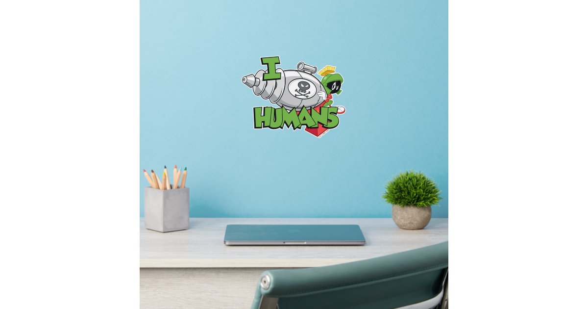 MARVIN THE MARTIAN™ I Laser Humans Wall Decal | Zazzle