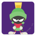 MARVIN THE MARTIAN™ Ready to Attack Classic Round Sticker | Zazzle