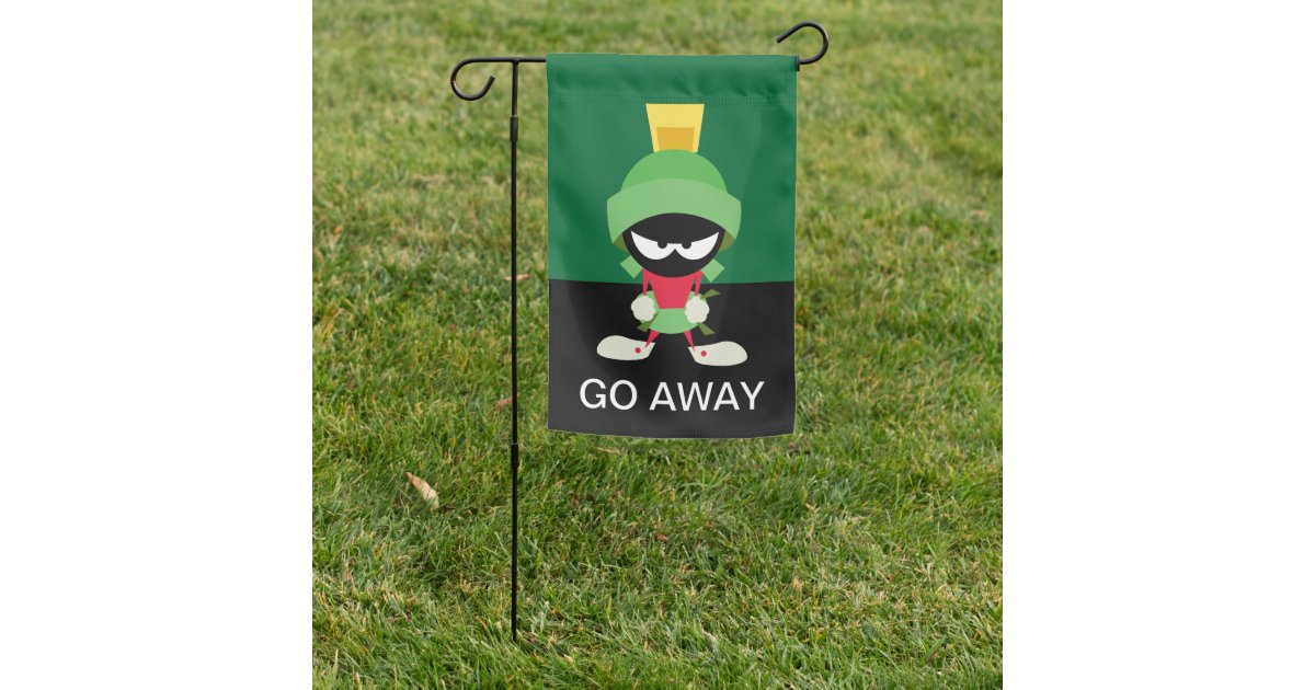 MARVIN THE MARTIAN™ Ready to Attack Garden Flag | Zazzle