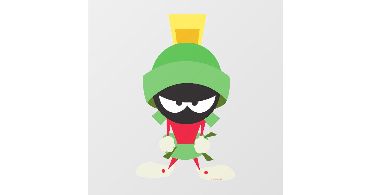 MARVIN THE MARTIAN™ Ready to Attack Wall Decal | Zazzle