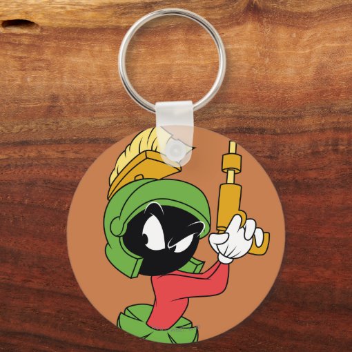 MARVIN THE MARTIAN™ Ready With Laser Keychain | Zazzle