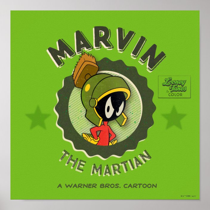 MARVIN THE MARTIAN™ Retro Lobby Card Poster | Zazzle.com