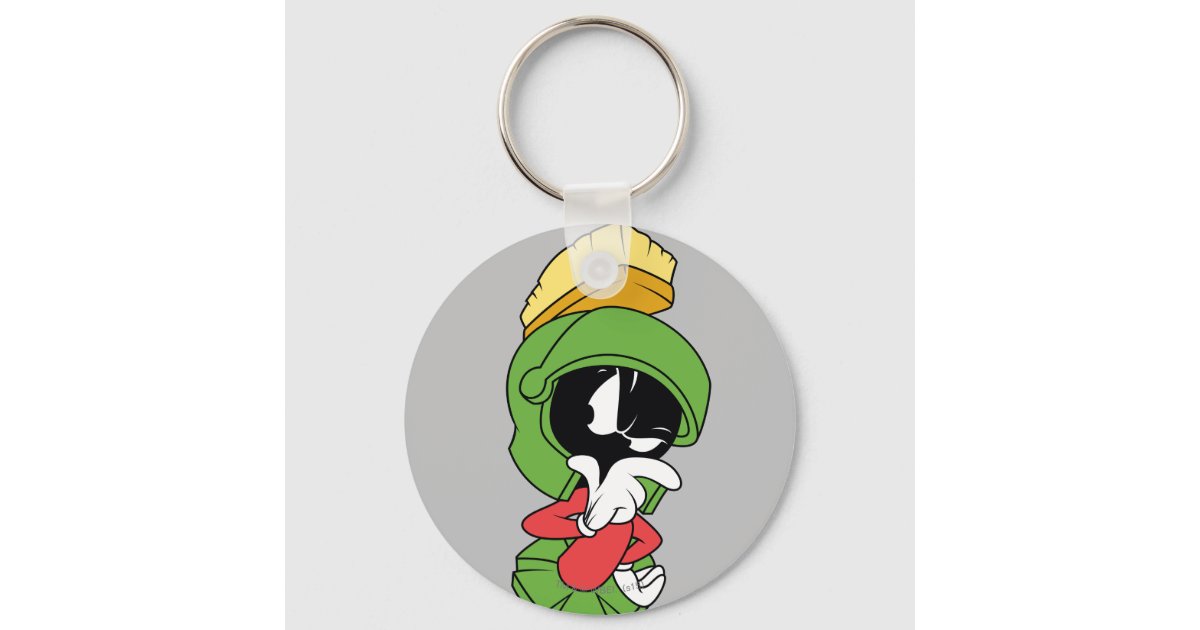 MARVIN THE MARTIAN™ Thinking Keychain | Zazzle