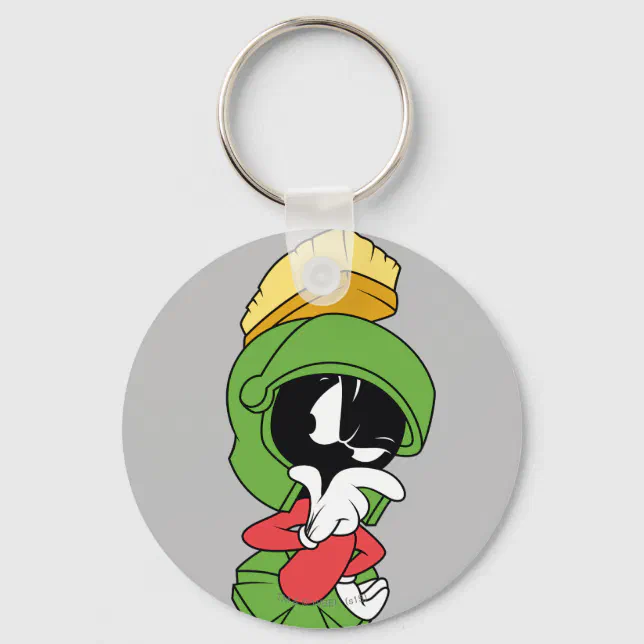 MARVIN THE MARTIAN™ Thinking Keychain | Zazzle