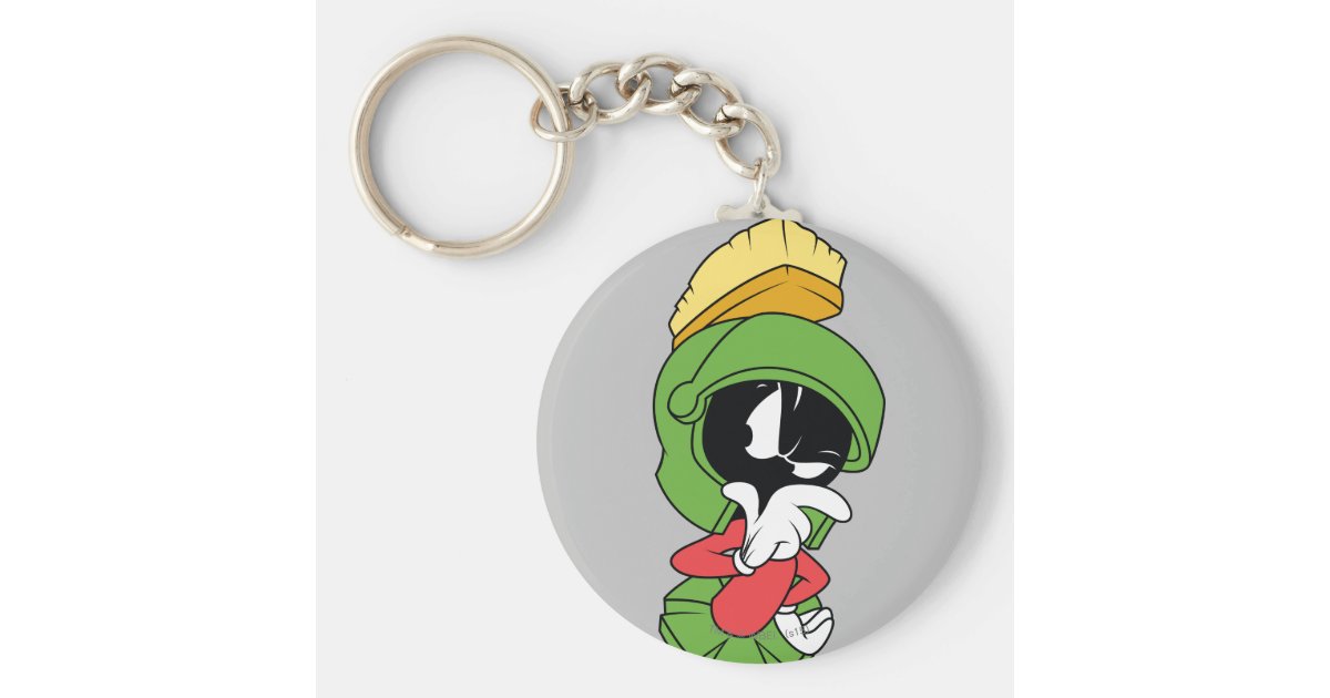 MARVIN THE MARTIAN™ Thinking Keychain | Zazzle.com