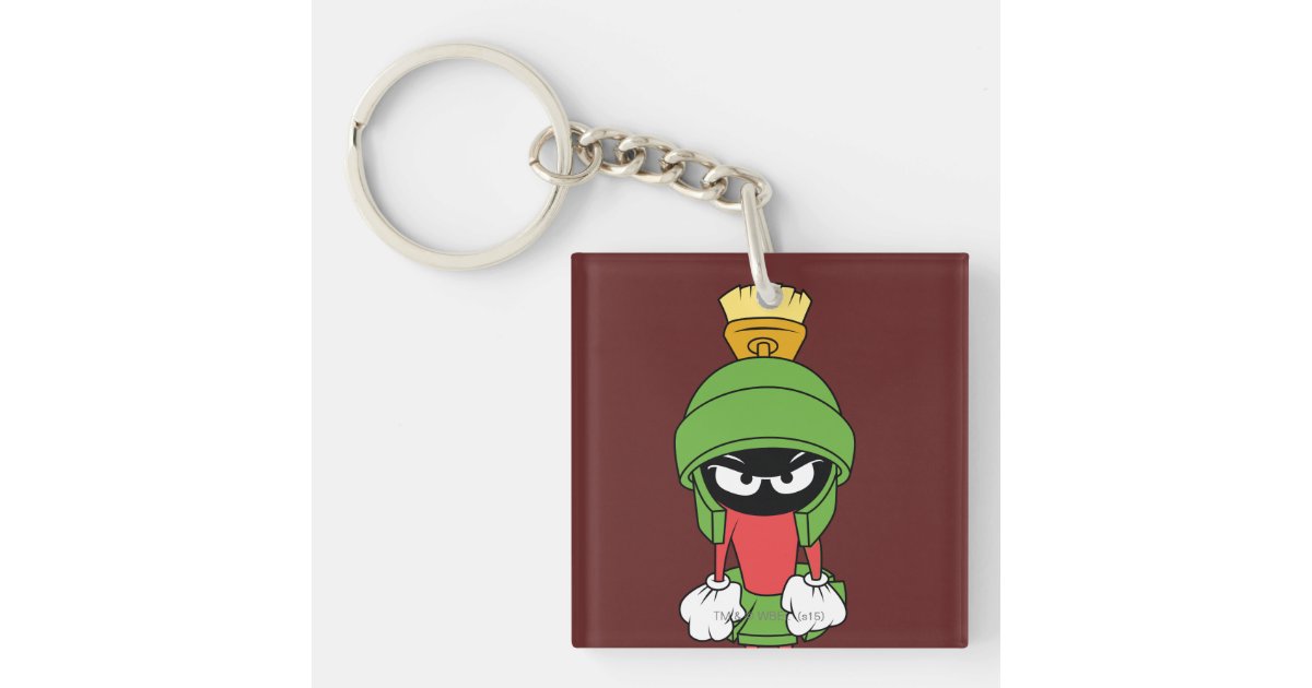 MARVIN THE MARTIAN™ Upset Keychain | Zazzle