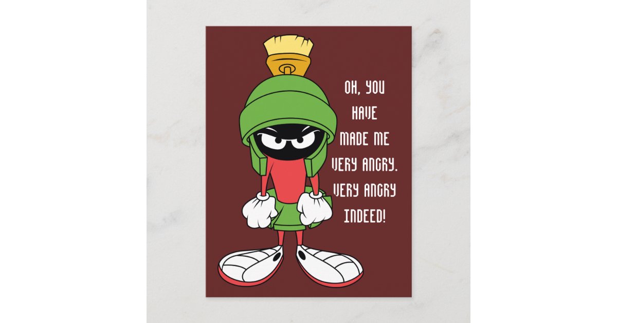 MARVIN THE MARTIAN™ Upset Postcard | Zazzle