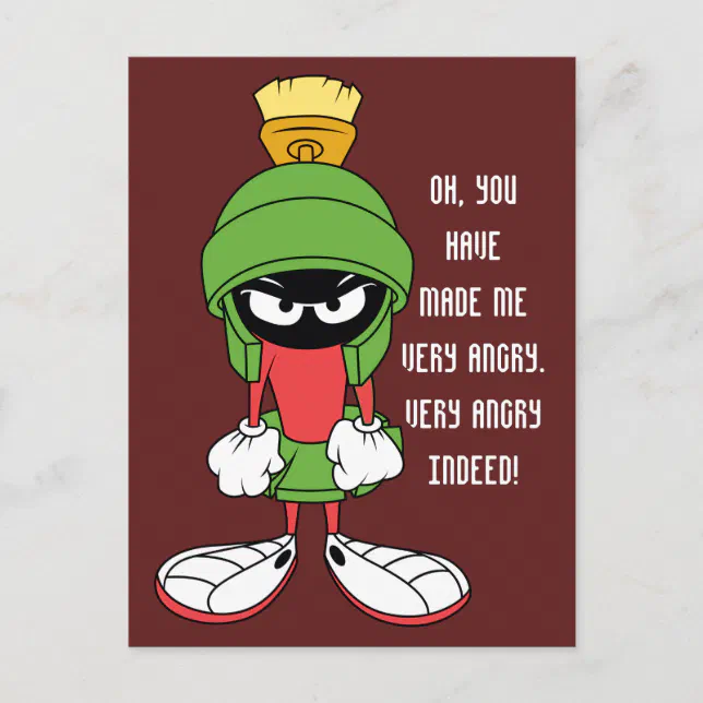 MARVIN THE MARTIAN™ Upset Postcard | Zazzle