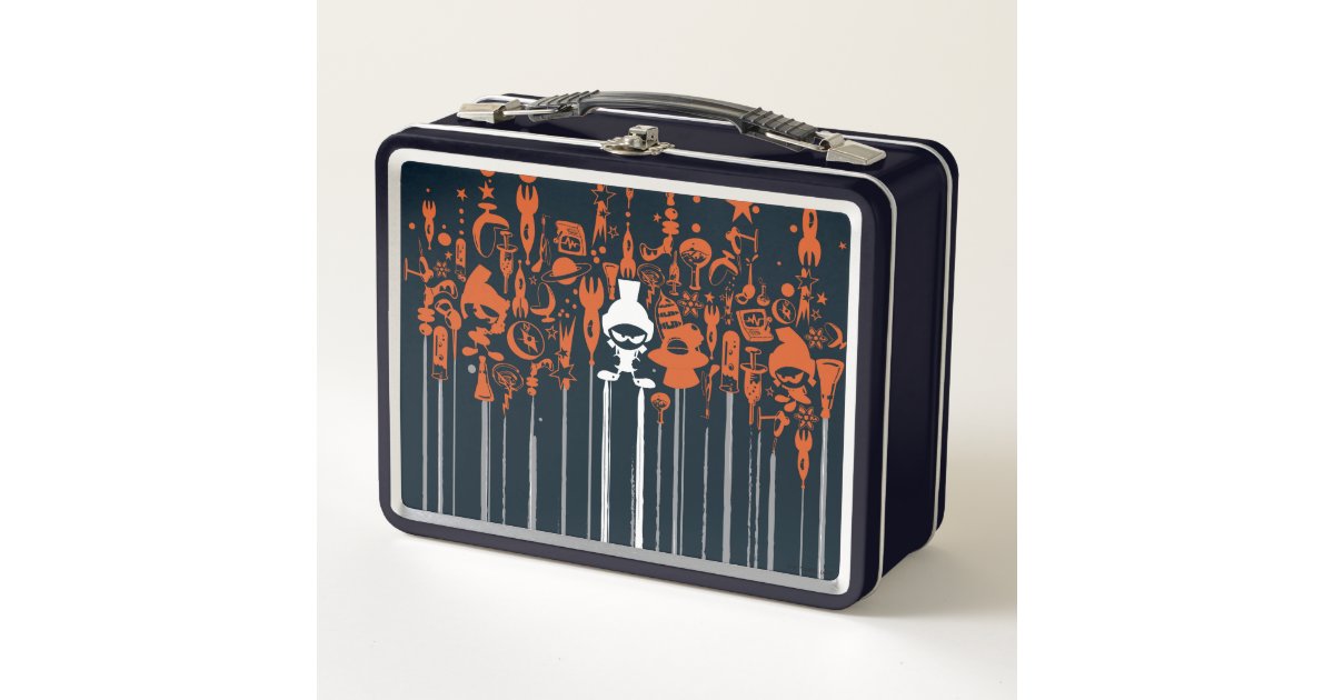 MARVIN THE MARTIAN™ Weapons of Mass Destruction Metal Lunch Box | Zazzle