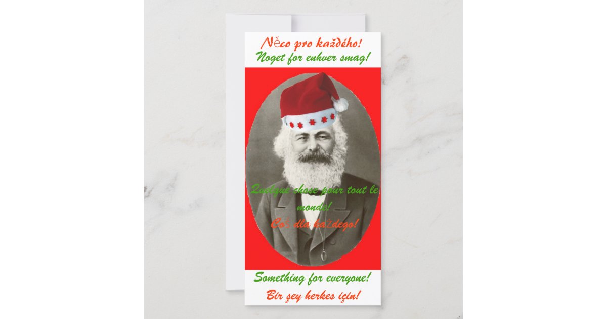 Marx Christmas Card | Zazzle