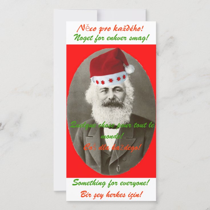 Marx Christmas Card | Zazzle