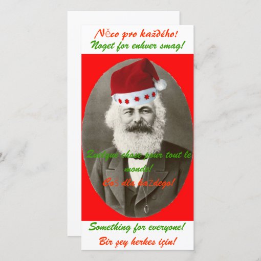 Marx Christmas Card | Zazzle