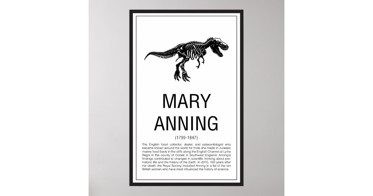 Mary Anning Poster | Zazzle