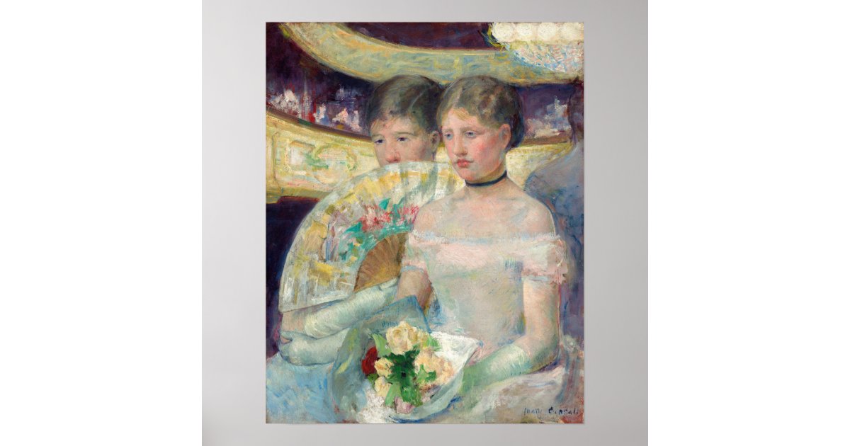 Mary Cassatt - The Loge Poster | Zazzle