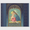 Mary Holding The Baby Jesus Wrapping Paper | Zazzle
