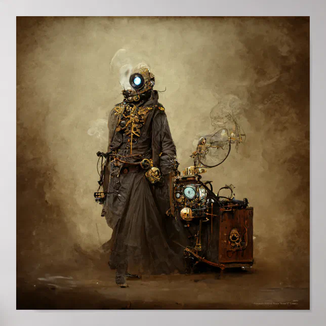 Mary the Steampunk Automaton Poster | Zazzle