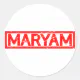 Maryam Stamp Classic Round Sticker | Zazzle