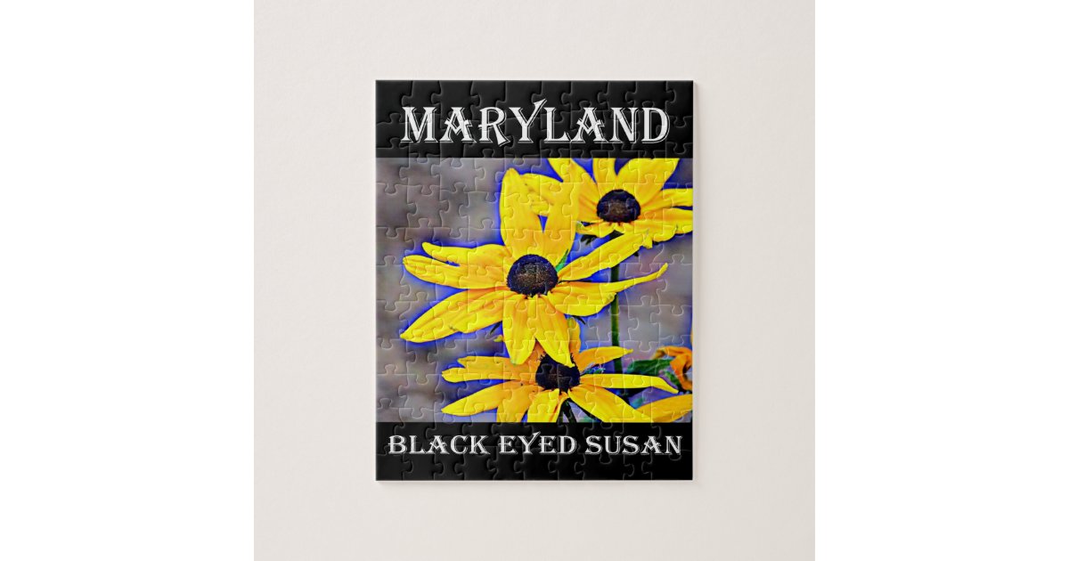 Maryland Black Eyed Susan Jigsaw Puzzle | Zazzle