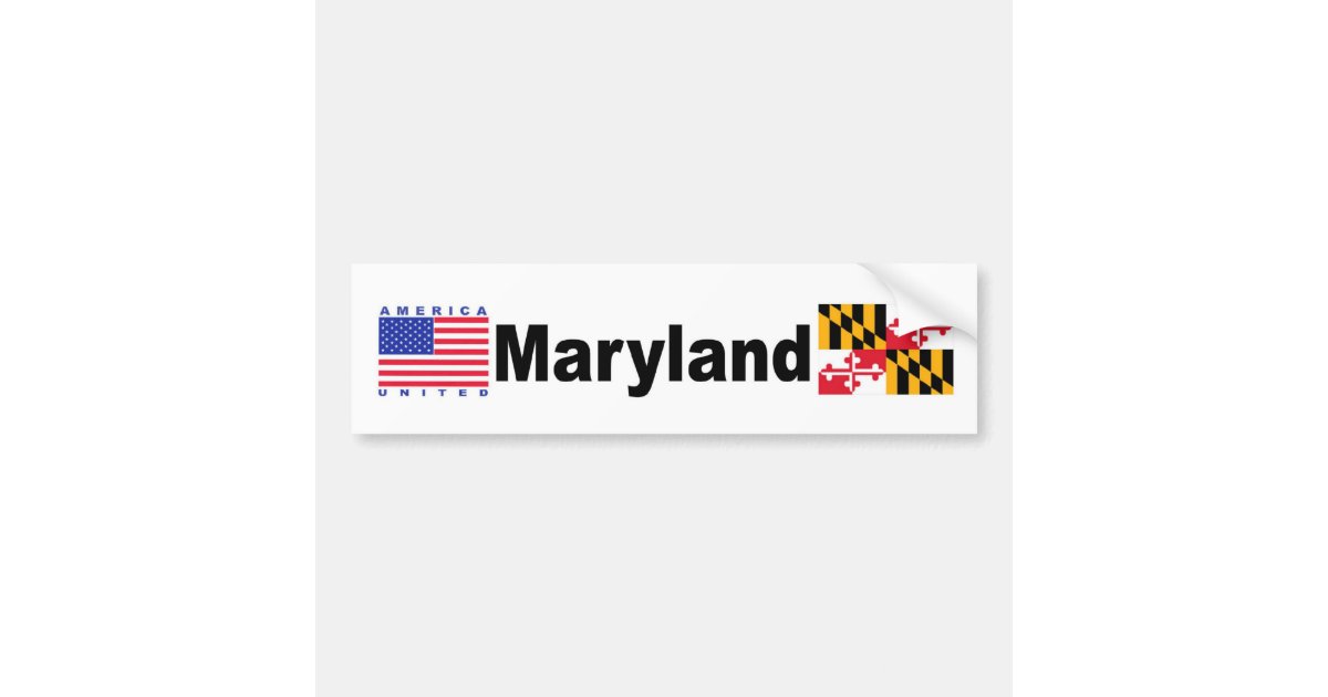 Maryland Bumper Sticker | Zazzle