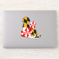 Maryland Dogs Vinyl Stickers, Naptown Tails Sticker | Zazzle