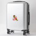 Maryland Dogs Vinyl Stickers, Naptown Tails Sticker | Zazzle