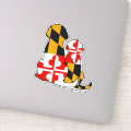 Maryland Dogs Vinyl Stickers, Naptown Tails Sticker | Zazzle