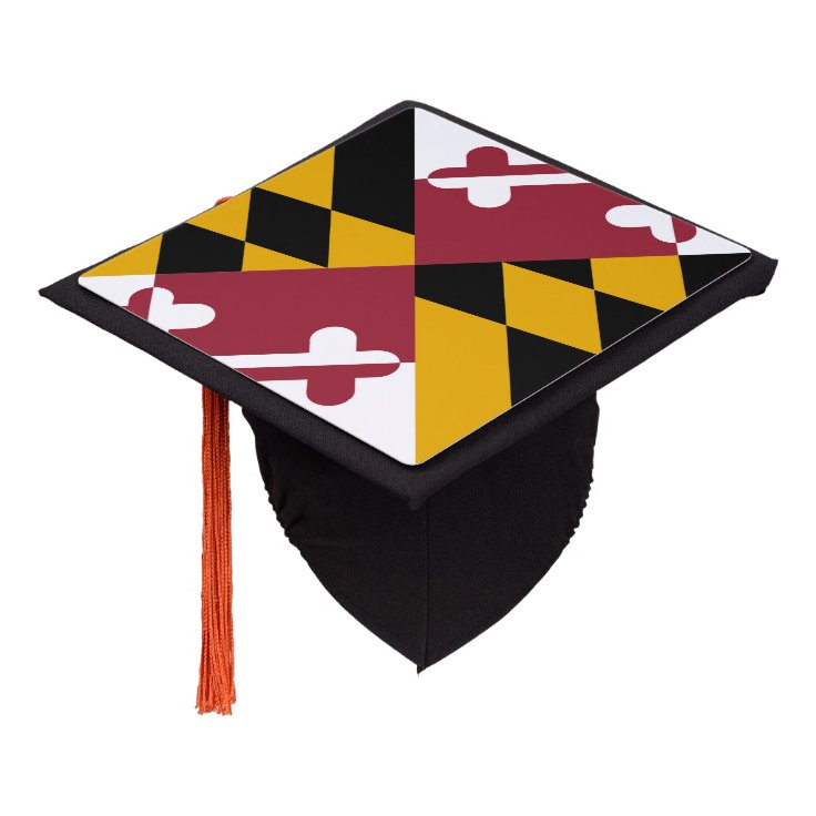 Maryland flag, American state flag Graduation Cap Topper | Zazzle