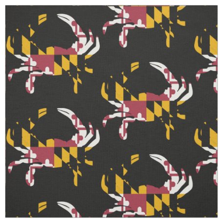 MARYLAND Flag Fabric | Zazzle