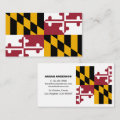 Maryland Flag Elegant Business Card / USA | Zazzle