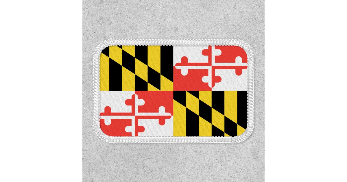 Maryland Flag Patch | Zazzle