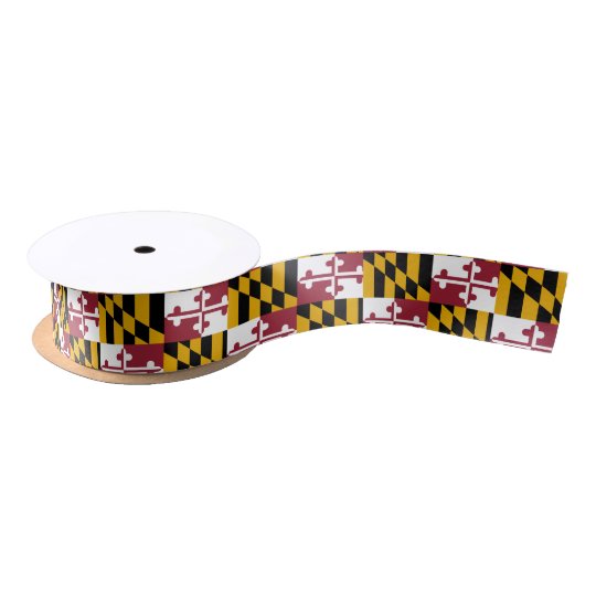 Maryland Flag Satin Ribbon | Zazzle.com