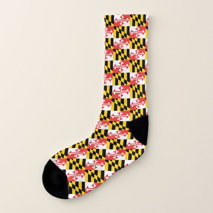 Maryland Flag Socks - Men's and Women's | Zazzle.com