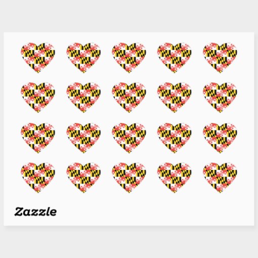Maryland Flag Stickers | Zazzle