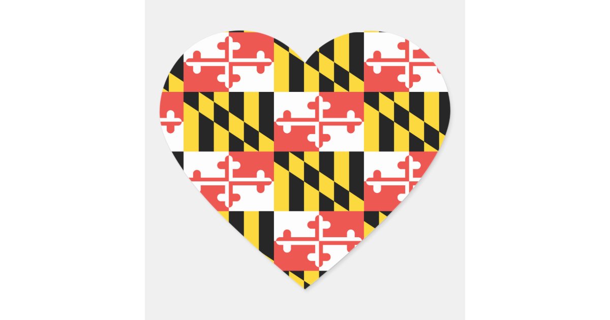 Maryland Flag Stickers | Zazzle