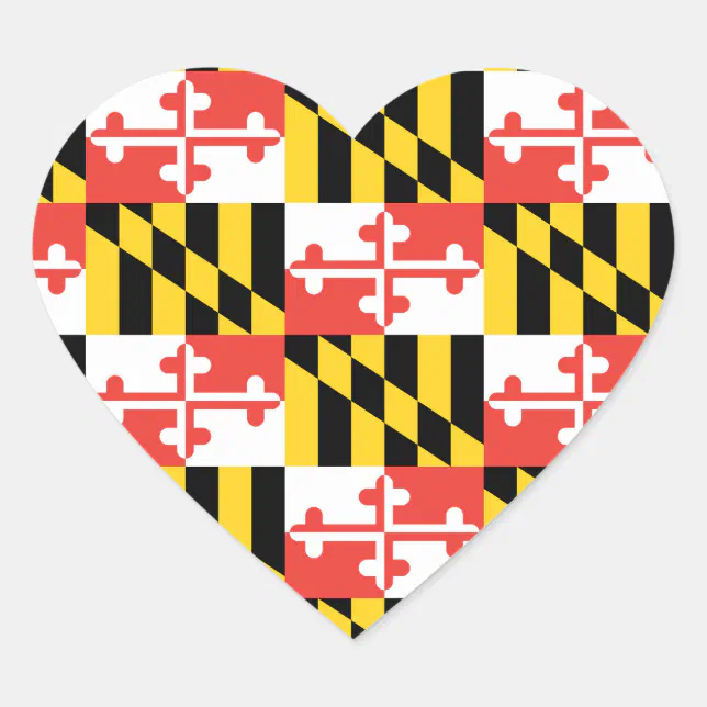 Maryland Flag Stickers | Zazzle