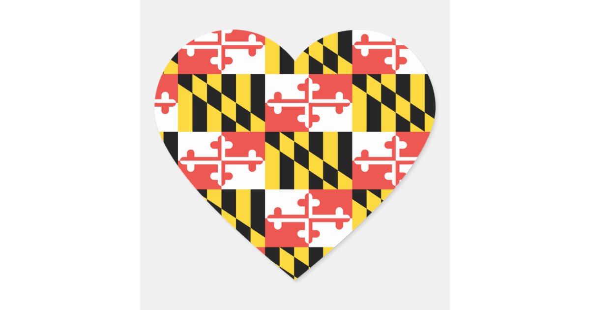 Maryland Flag Stickers | Zazzle