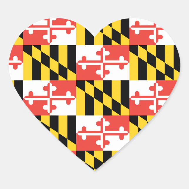 Maryland Flag Stickers | Zazzle