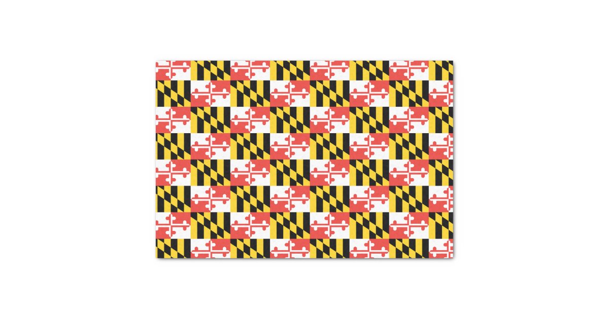 Maryland Flag Tissue Paper | Zazzle
