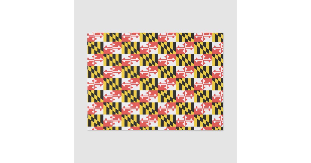 Maryland Flag Tissue Paper | Zazzle