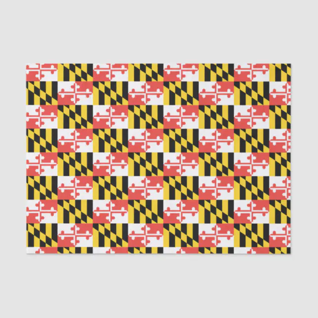 Maryland Flag Tissue Paper | Zazzle