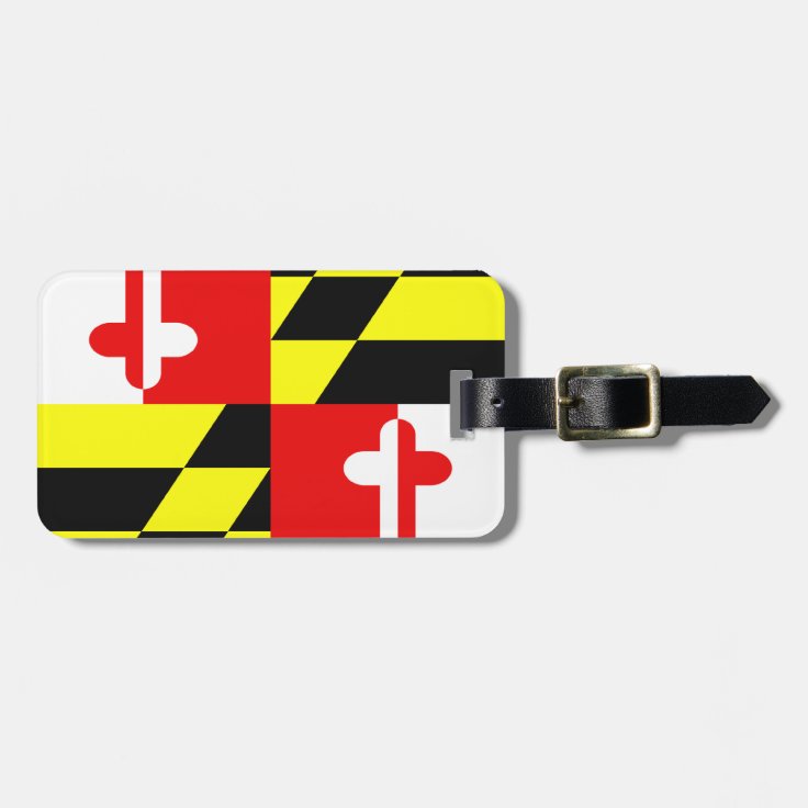 Maryland State Flag Luggage ID Tag | Zazzle