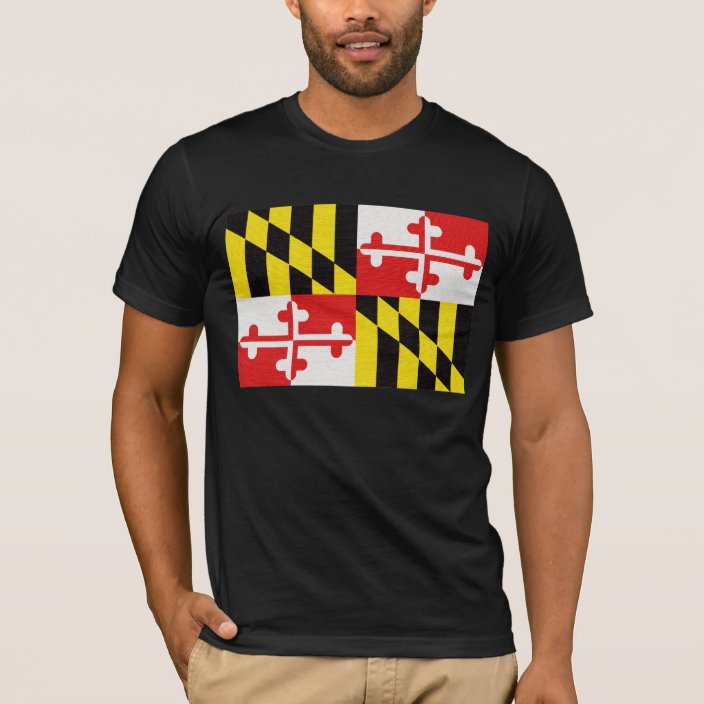 Maryland State Flag T-Shirt | Zazzle.com