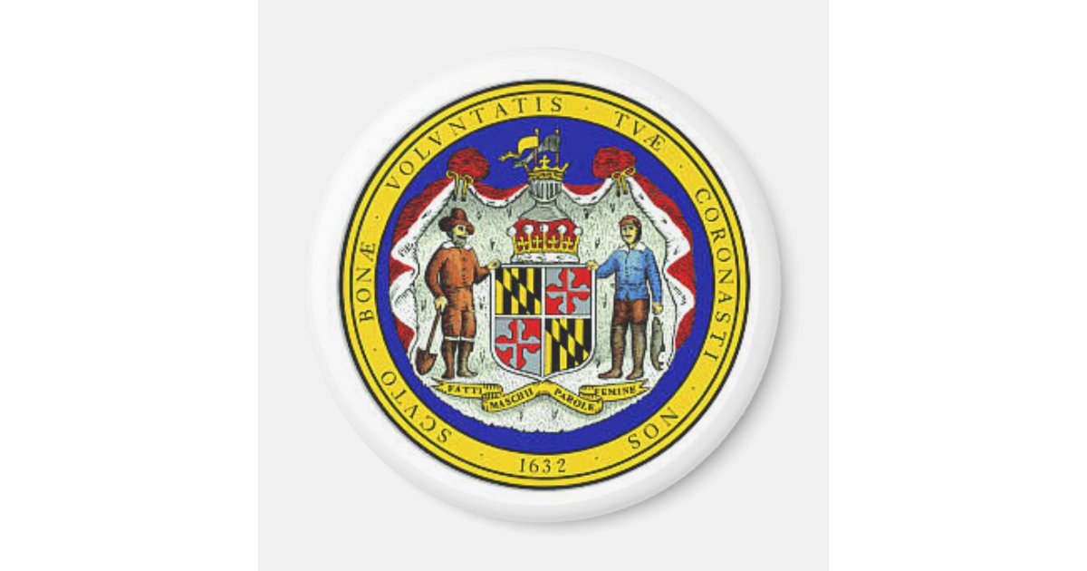 Maryland State Seal Magnet | Zazzle